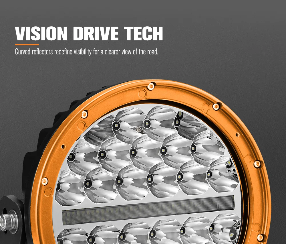 LIGHTFOX 1660M 4x4 Offroad Spotlight - 9 Inch LED Driving Light