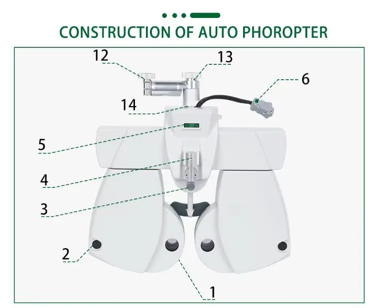 Optometry Refractor Computerized Eye Test Auto Vision Tester Optical ...