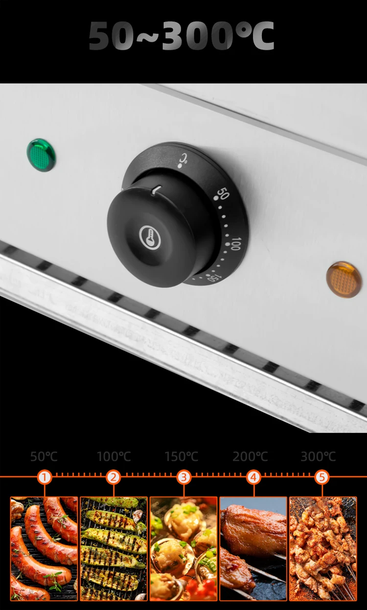 Big Barbecue Electric Grill Machine for Restaurant BBQ