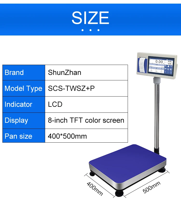 NVK Weighing Scale - Smart Touch Printing Scales for All Needs