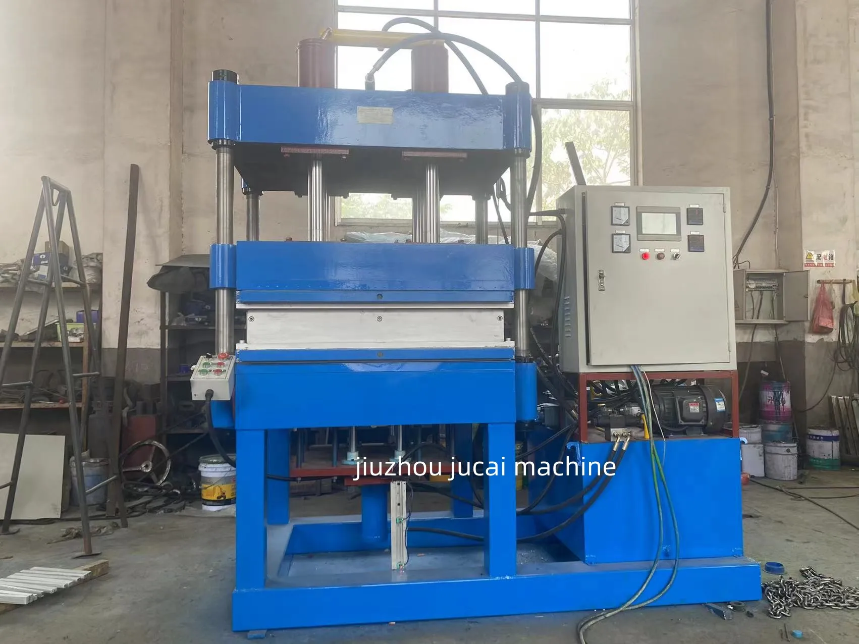 Hydraulic Vulcanizing Press for Rubber Interlocking Tiles