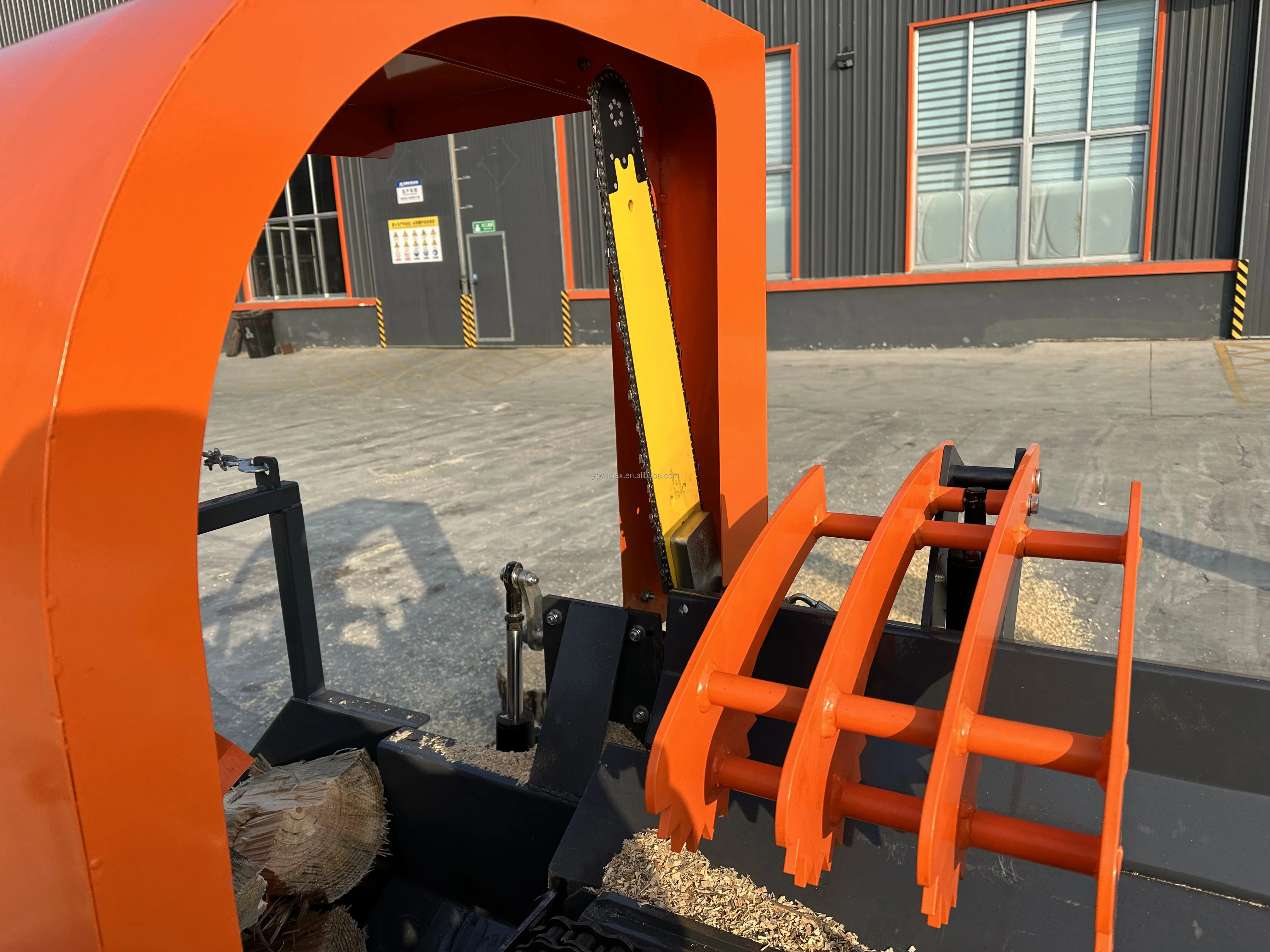 3ton Industrial Fire Wood Log Splitter Automatic Processor Machine ...
