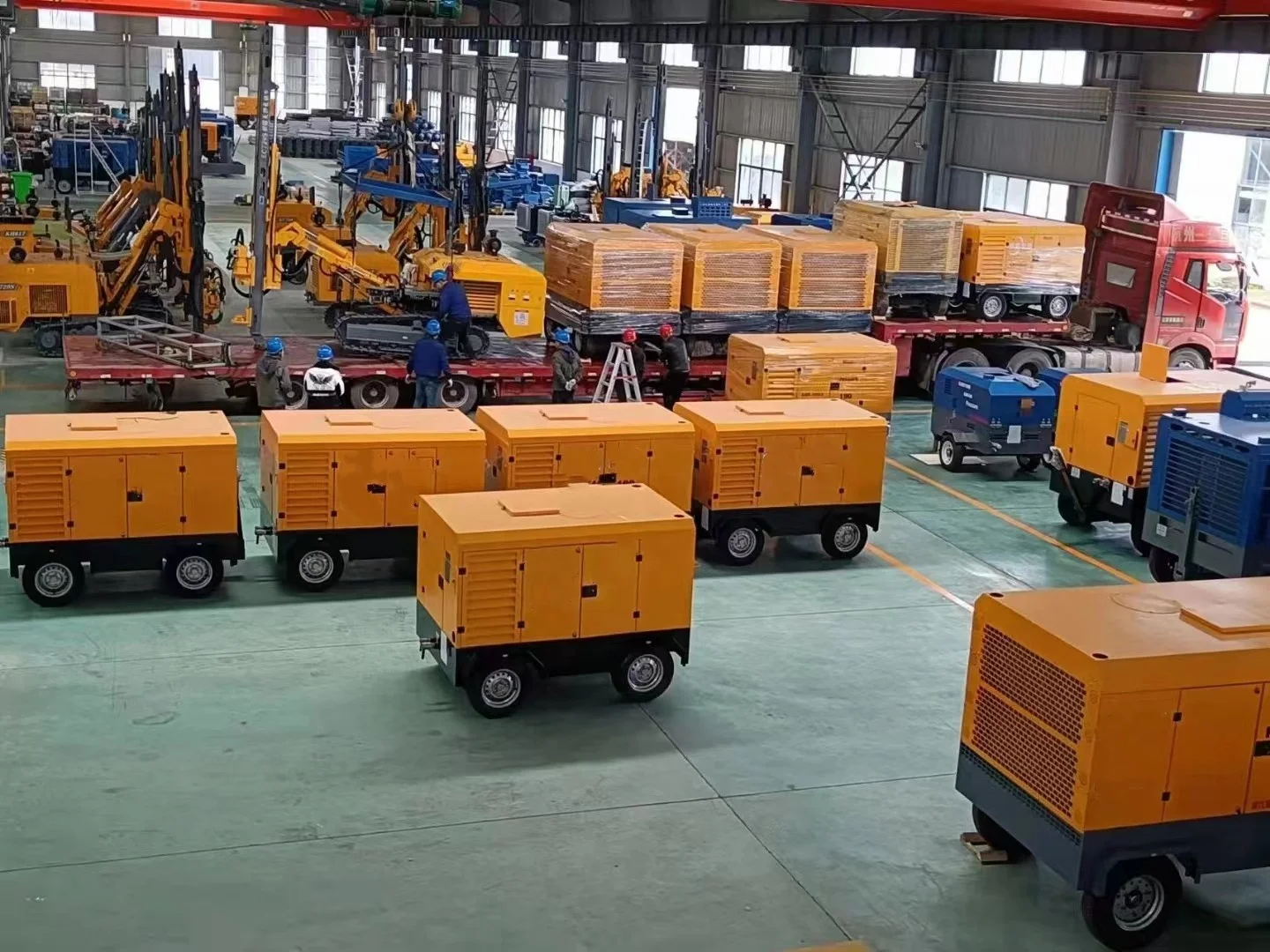 Airstone Portable Diesel Screw Air Compressor - 350 CFM