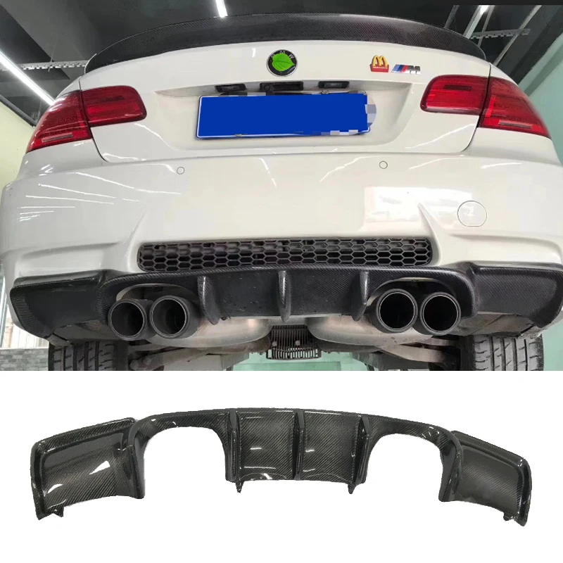 E92 M3 Carbon Fiber Rear Diffuser Rear Bumper Lip E93 Rear Diffuser For ...