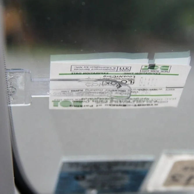 plastic parking ticket holder clip parking permit holder clip| Alibaba.com