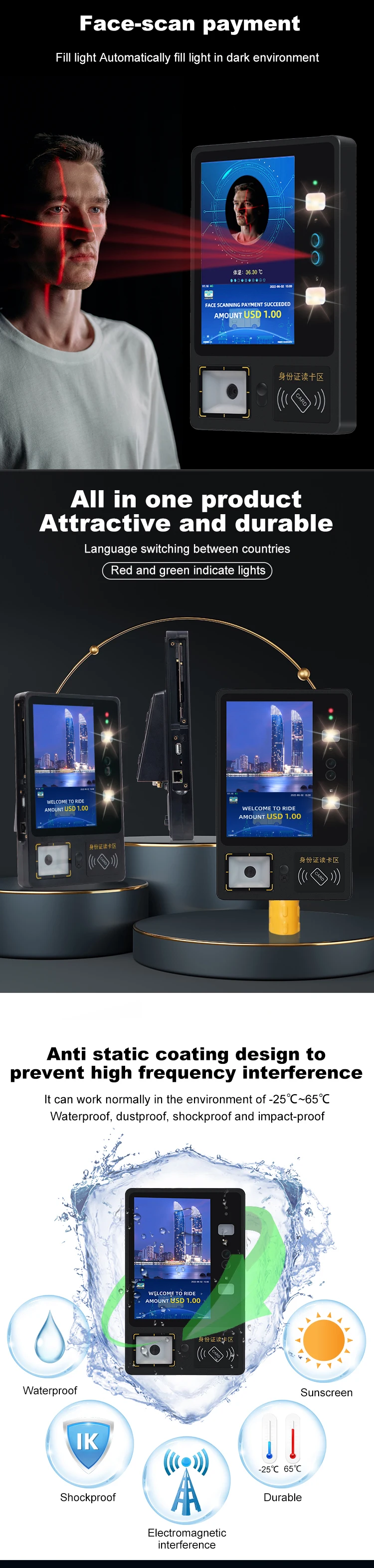 Bus Ticketing Machine Qr Code Scanner Android Pos System With Bus ...