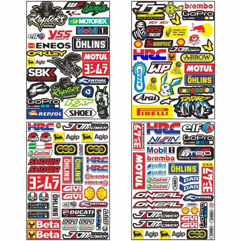 Autocollants Pour Motos Motorcycle Body Motocross Graphics Decals ...