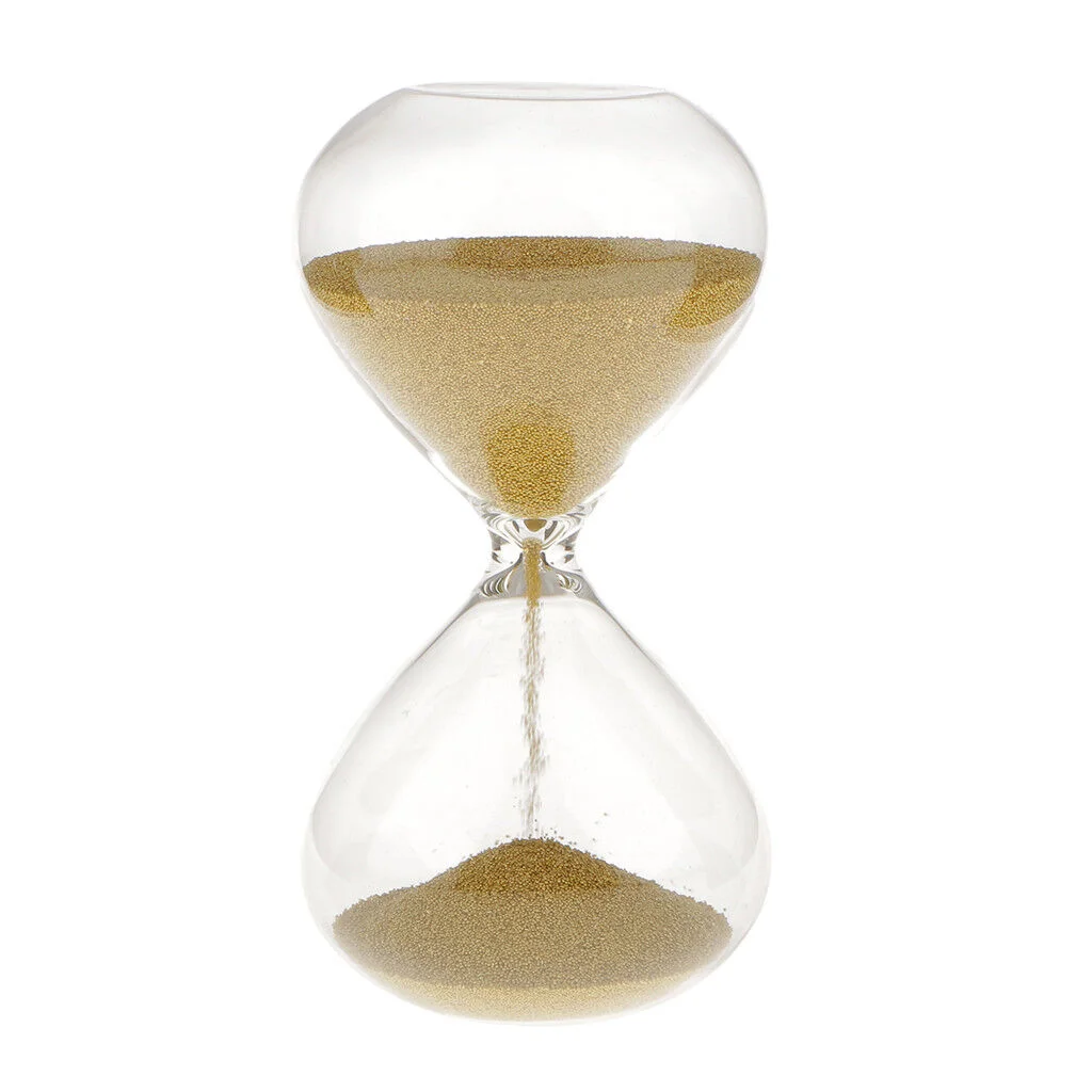 Custom Logo Glass Sand Timer Clock - Decorative Hourglass for Home ...