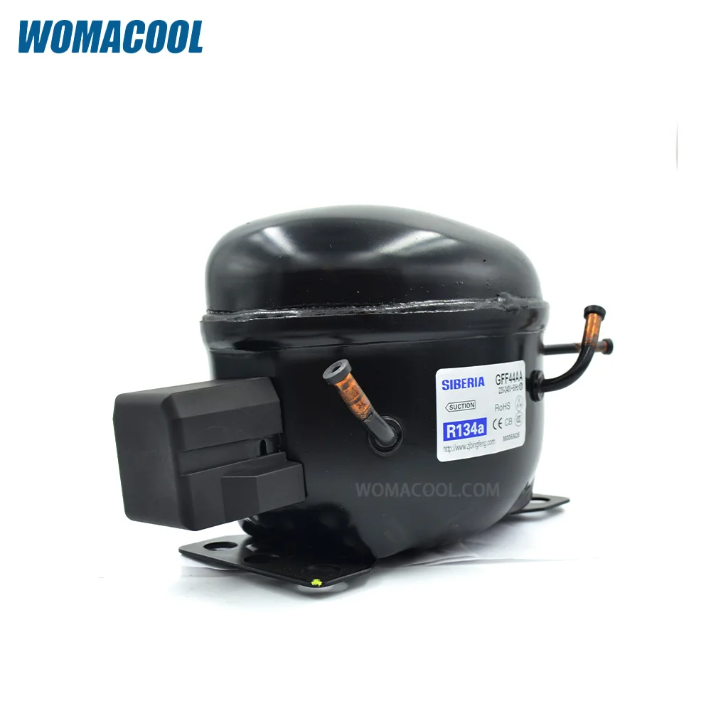 SIBERIA GFF44AA 1/6HP Refrigerator Compressor R134a 220-240V/50Hz for ...