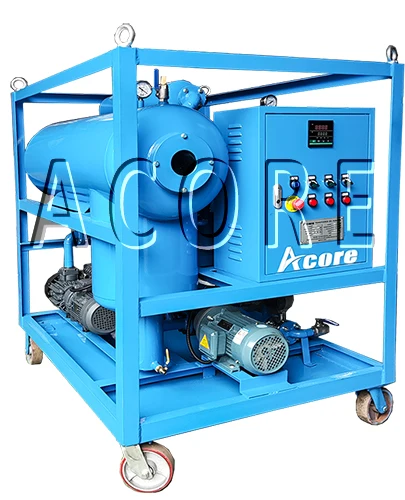 Double Stage High Vacuum Waste Transformer Oil Purifier And Used Oil ...