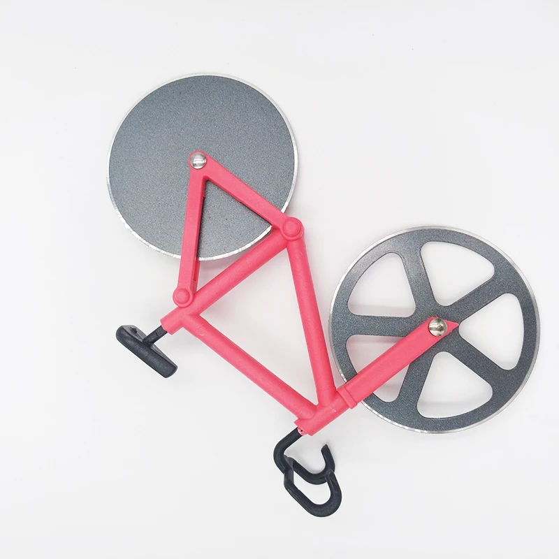 Bicycle Pizza Cutter Wheel Stainless Steel Plastic Bike Roller Pizza ...