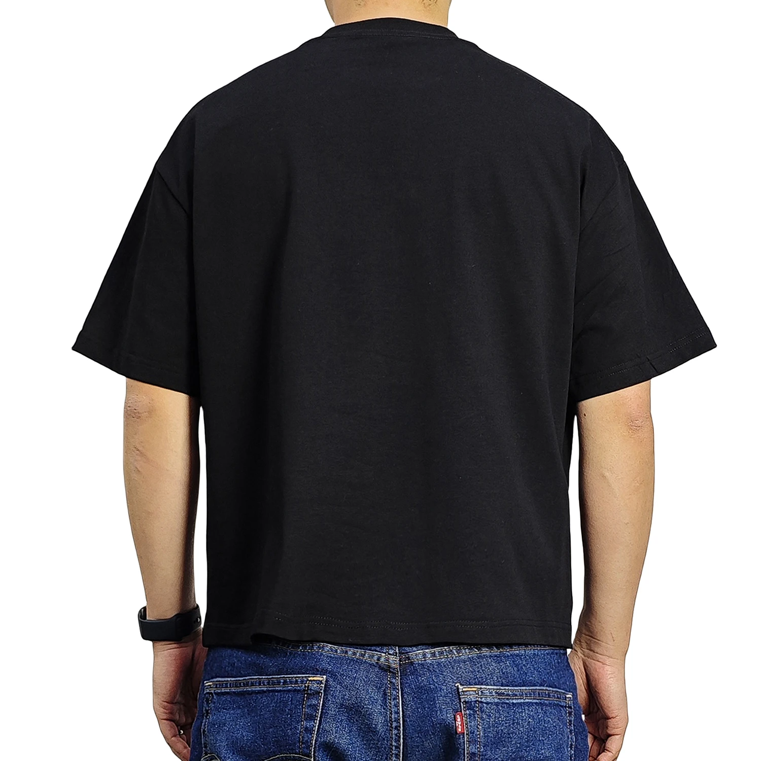 Custom Men's Blank Box Cut Tee Shirt - Heavyweight & Oversized