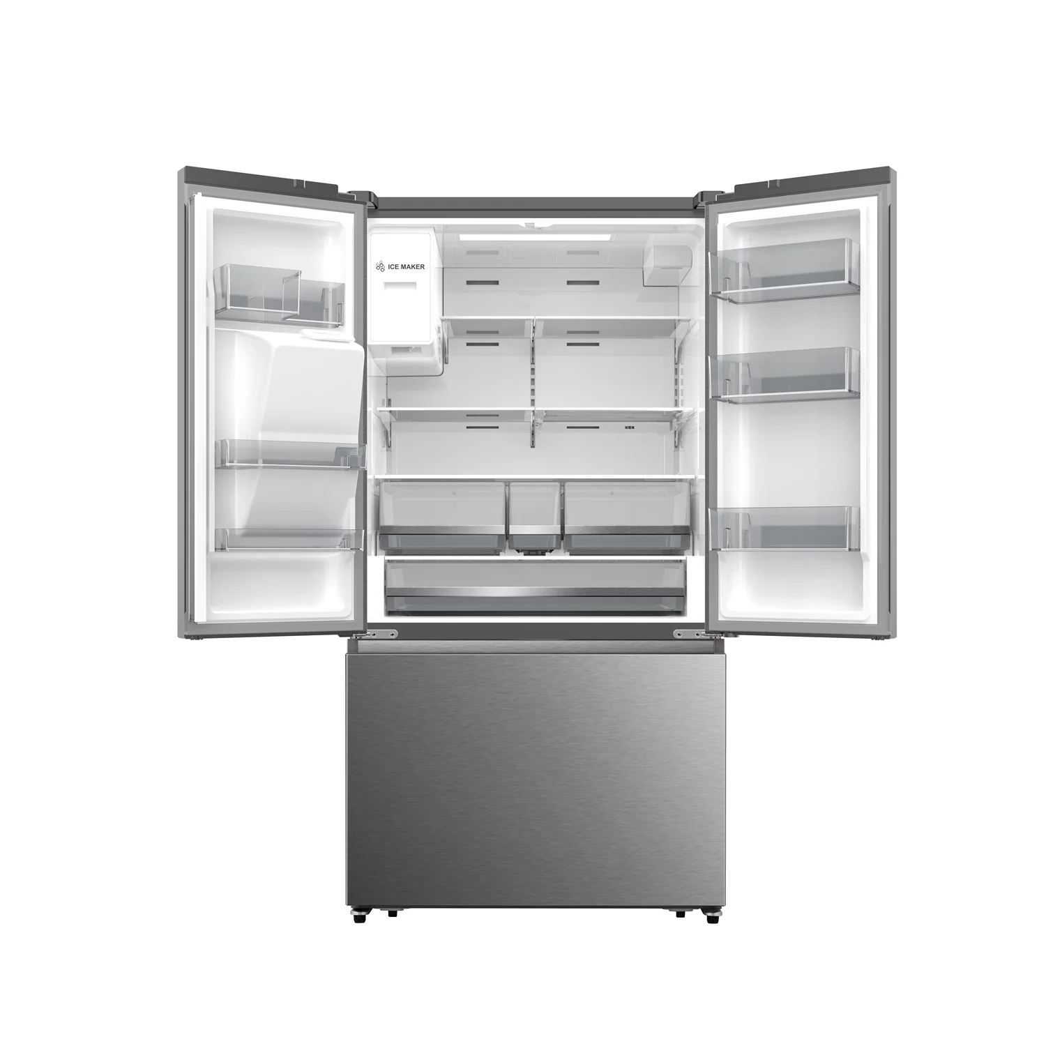 Large Capacity No-Frost 4 French Door Refrigerator by Smad