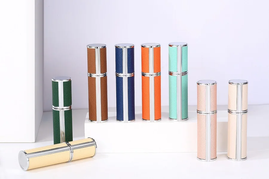 Elegant Leather Perfume Atomizer,Sprayer Atomizer Bottle,Bottom ...