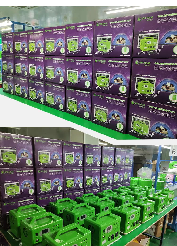 Whc Solar High Efficiency Mini Solar Generator Power Station Home Solar ...