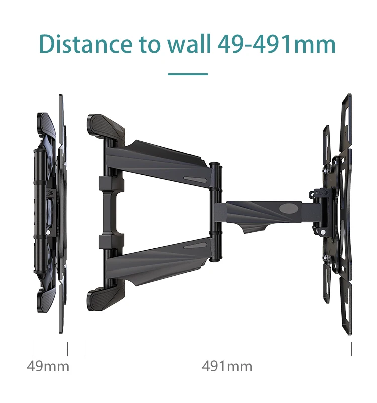KALOC X7 Full Motion Wall Mount for 70 Inch Flat Screen TV