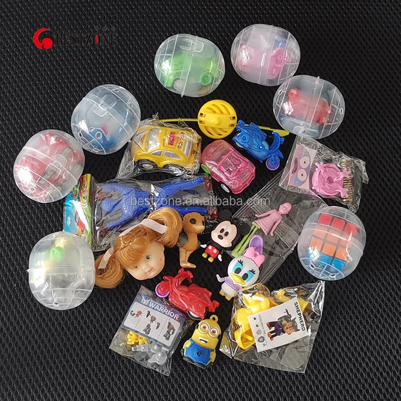 47*56 Mm Conjoined Capsule Surprise Ball With Various Toys For Vending ...