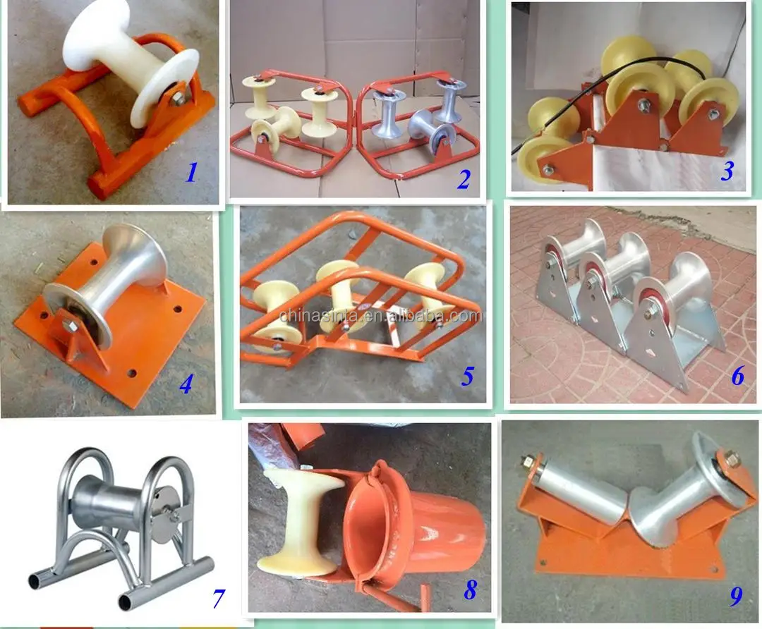 Manhole Pulley Guide Steel Cable Roller for Telecom Electrical Cable ...