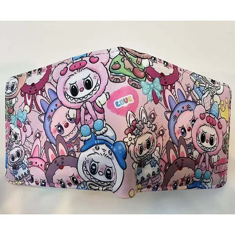 QY 2025 Bubble Mart labubu wallet cute cartoon labubu coin purse ...