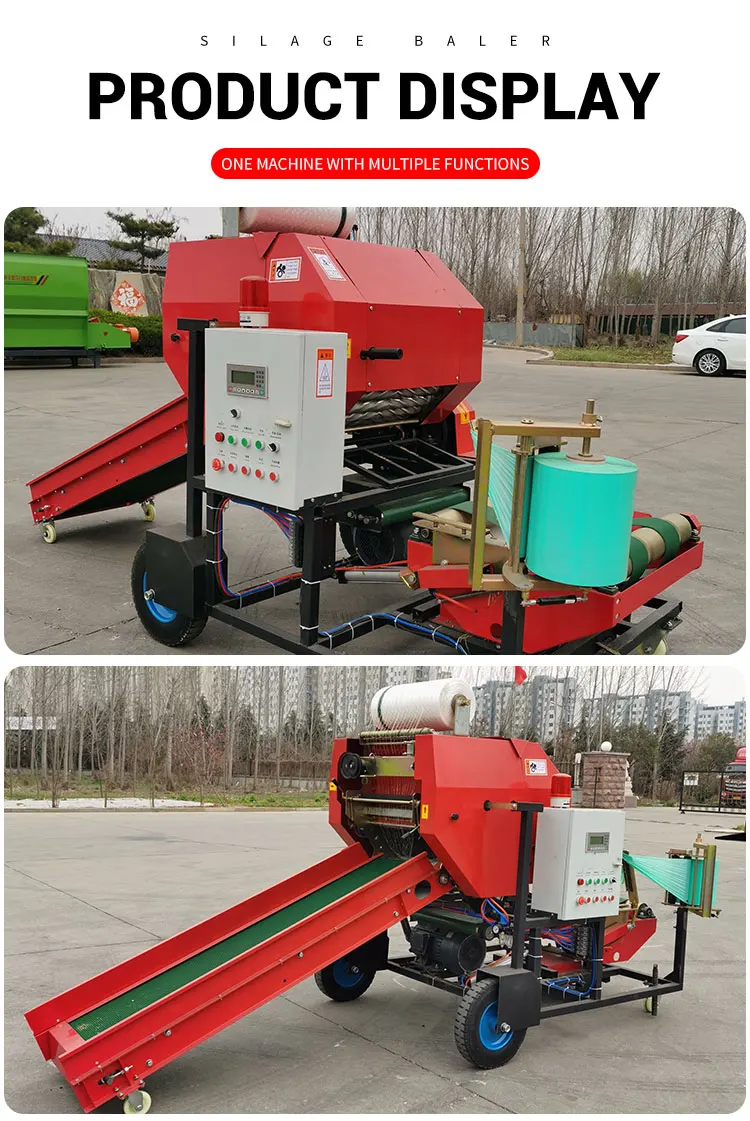 Silage Corn Straw Sugarcane Tail Leaf New Type Feed Processing Machine ...