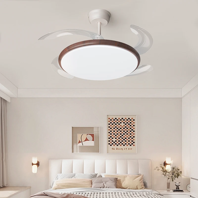 Iron body copper motor ceiling fan light bedroom dining room full ...