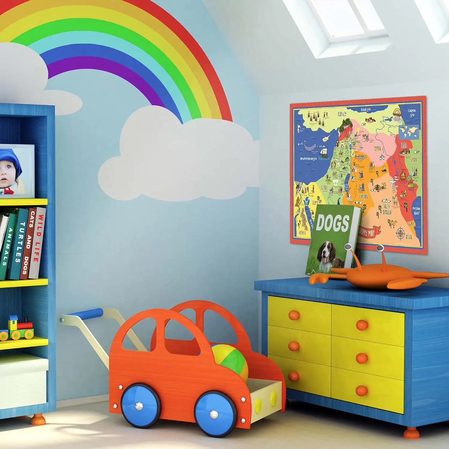 Bible Story Map Poster For Classroom And Church Decorations - Buy Bible ...