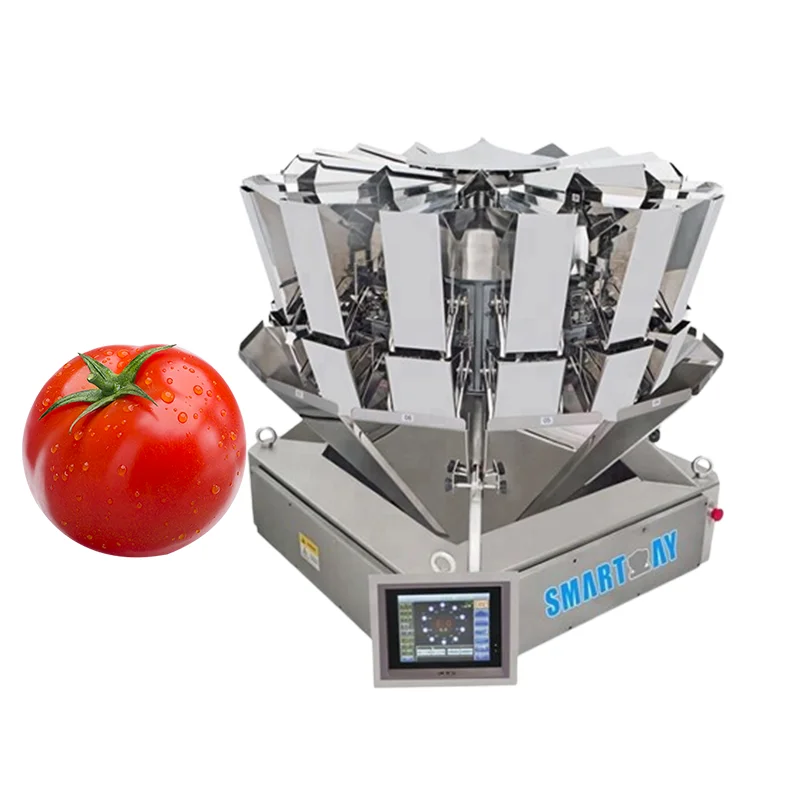Smartweigh Automatic Weighing Vertical 5kg Fresh Vegetable Multihead ...