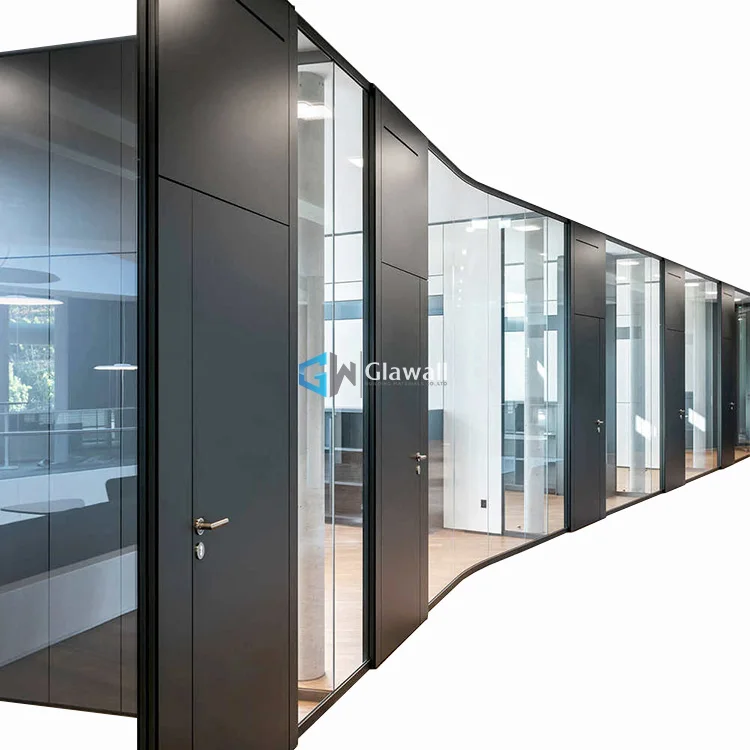 Office Fit-out Partition Wall Office Glass Wall Partition Space Fit Out ...