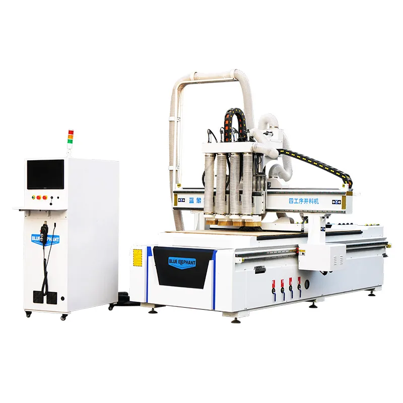 Multi Heads 4 Process Furniture Cnc Engraving And Cutting Machine 1325 ...