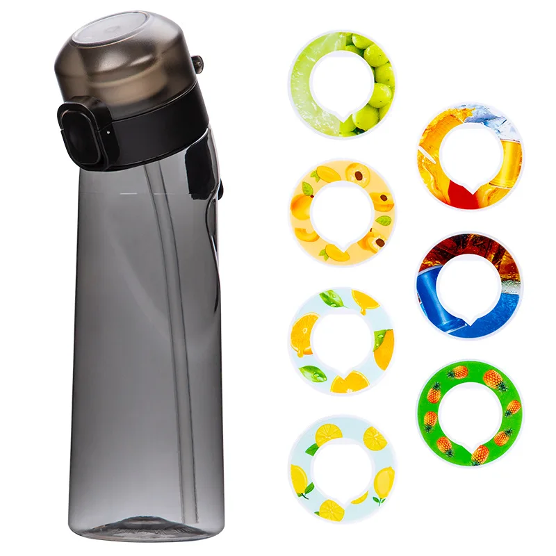 650ml Sports Water Bottle Set with 7 Fruit Flavour Pods – Eco-Friendly ...