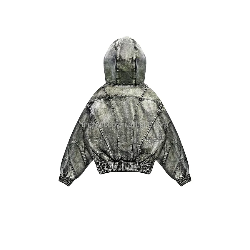 Finch Garment Stone Acid Wash Distressed Vintage Distressed Hoodie ...