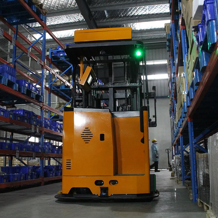 EFORK Brand Logistics Mobile Robot Full Electric 3-Way VNA Stacker AGV ...