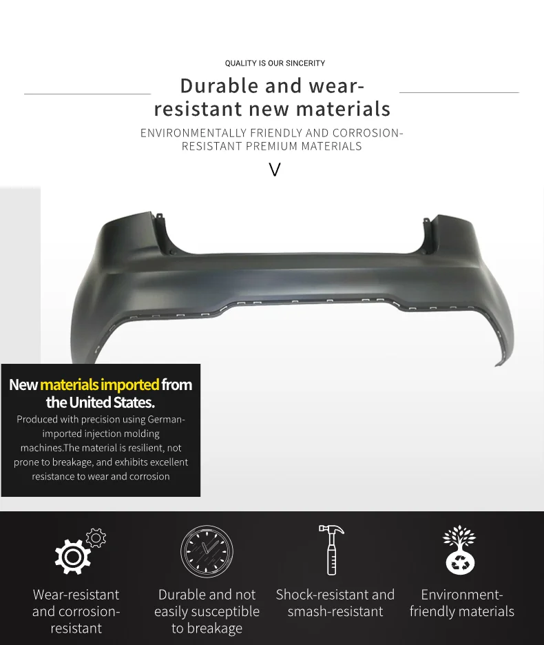 Daxin Auto Parts Body Kit Car Bumper For Kia Rio 2015 Oem 86611-1w200 ...