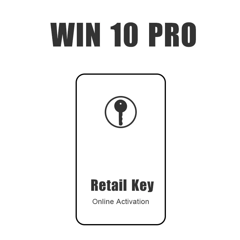 Genuine win 10 pro oem License Key 100% Online Activation Sliver Label ...
