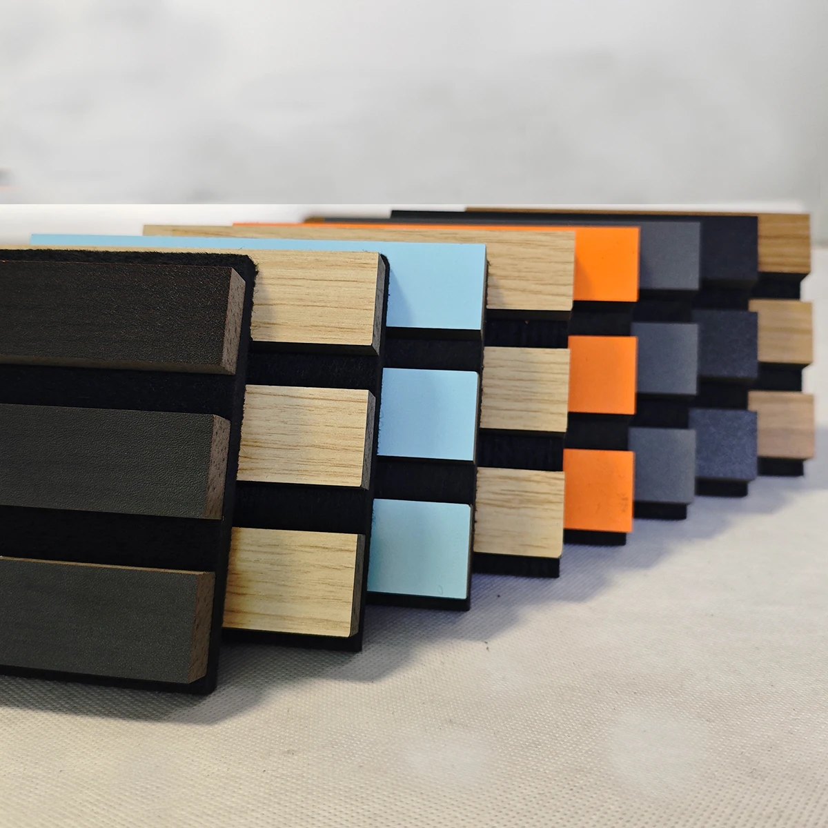 Foju Internal Decorative Slat Wood and Pet Wall Slat Acoustic Wooden ...