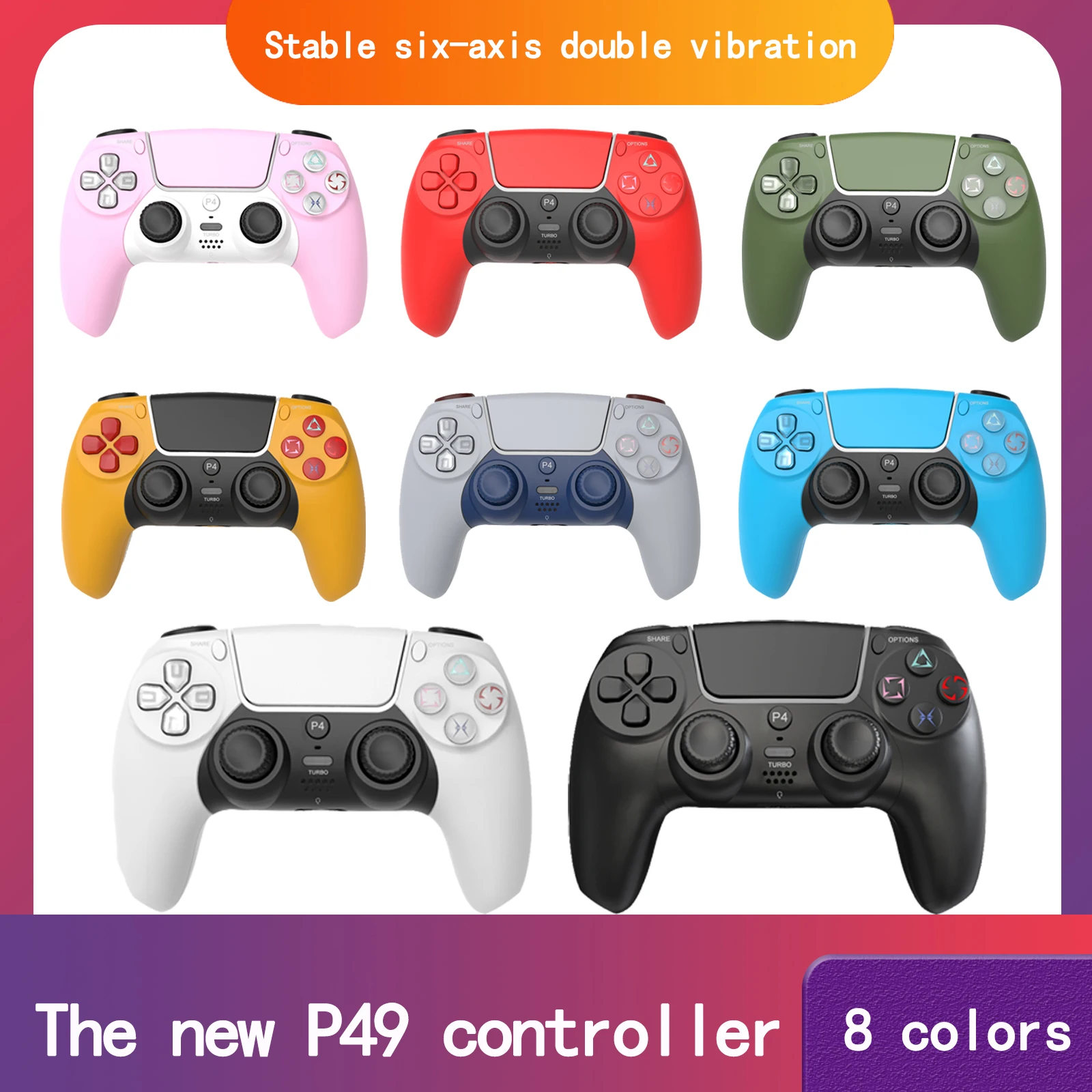 P49 Vibration Motor Joysticks Pc Gaming And Game Console Universal Bt ...