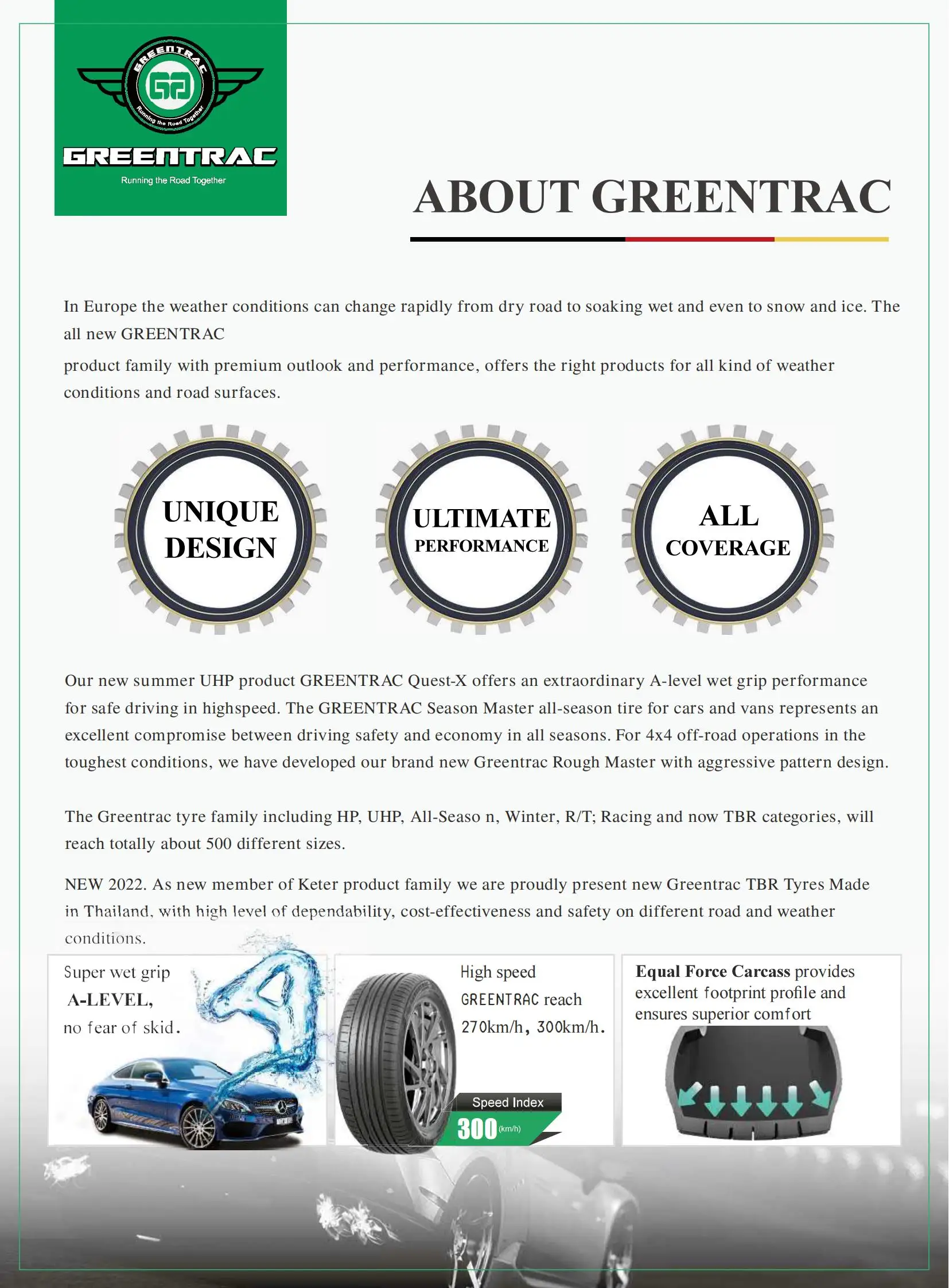 GREENTRAC PCR 4X4 ROUGH MASTER-XT LT265/70R17 - Durable & Affordable