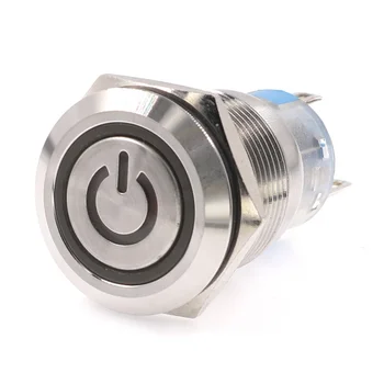 2no 2nc Push Button On Off Switch With Led - Buy China Supplier Push ...