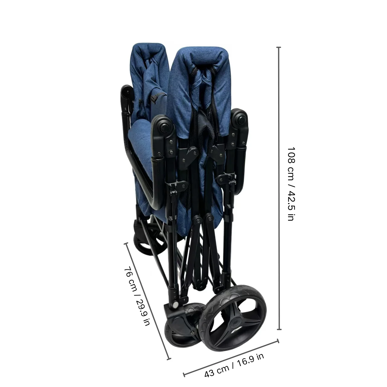 OEM&ODM 4 - Seater Foldable Wagon - Detachable Front Wheels, 600 Oxford ...