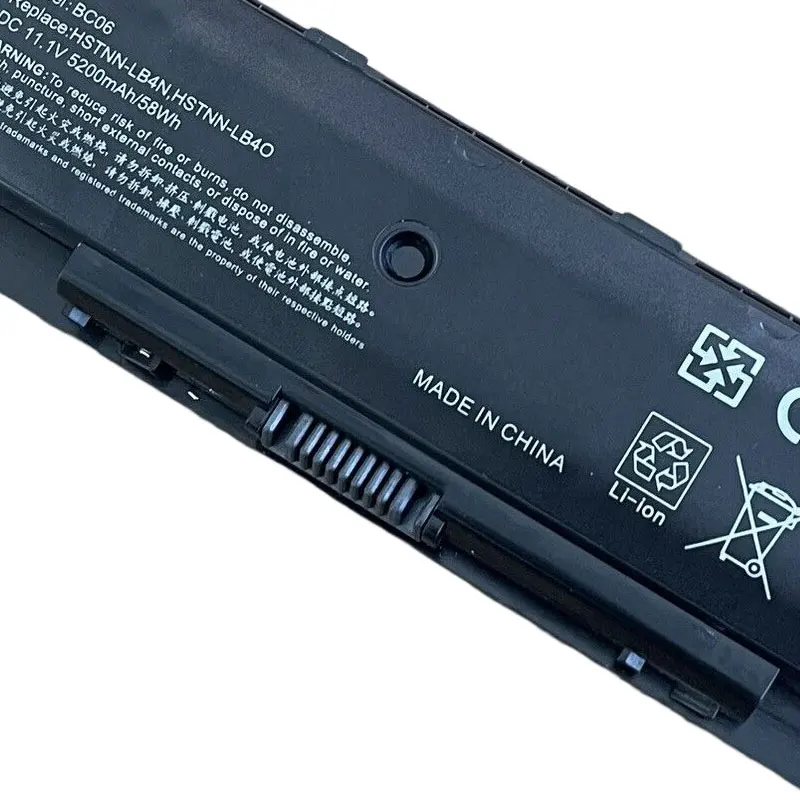 11.1V 5200mah Replacement PR06 BC06 Laptop Battery for HP