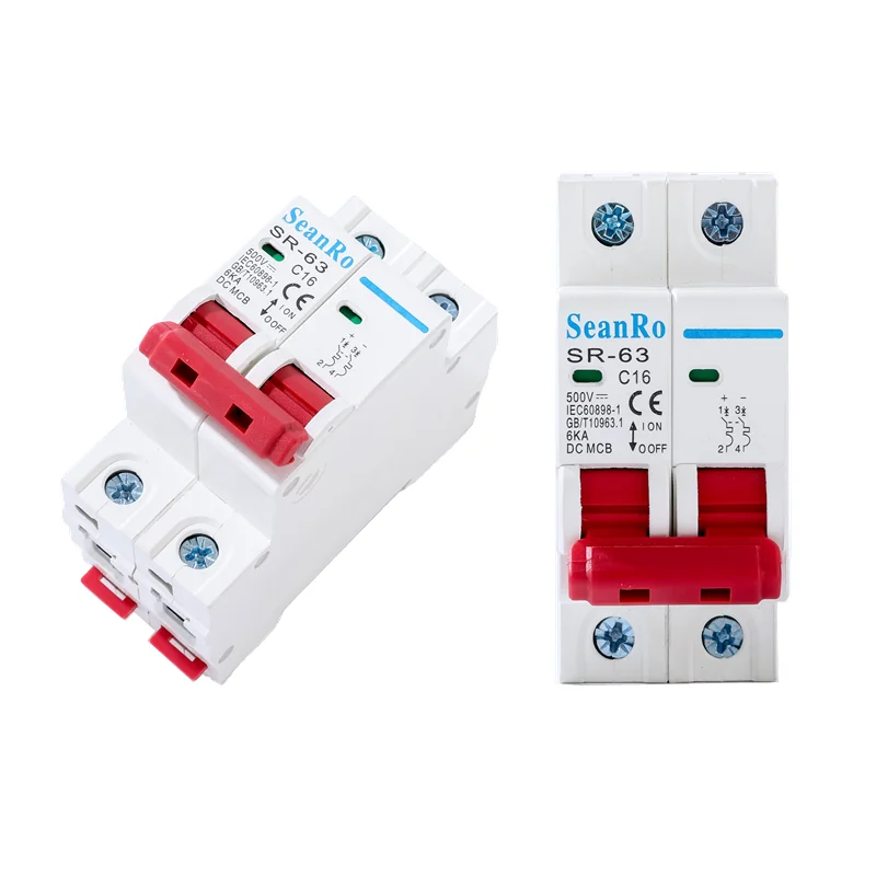 SeanRo DC circuit breaker MCB 20a dc circuit breaker Factory miniature circuit breakers DC MCB ...