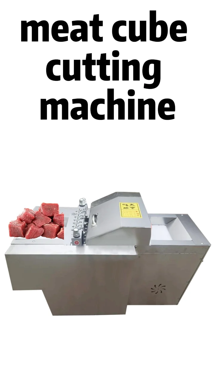 Frozen Meat Cube Cutting Dicing Machine Turkey Mutton Pork Chopping ...