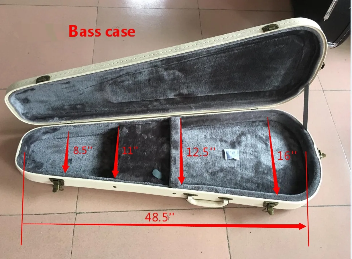 Custom Teardrop Wooden Case for Electric Guitar Musical Instrument Hard ...