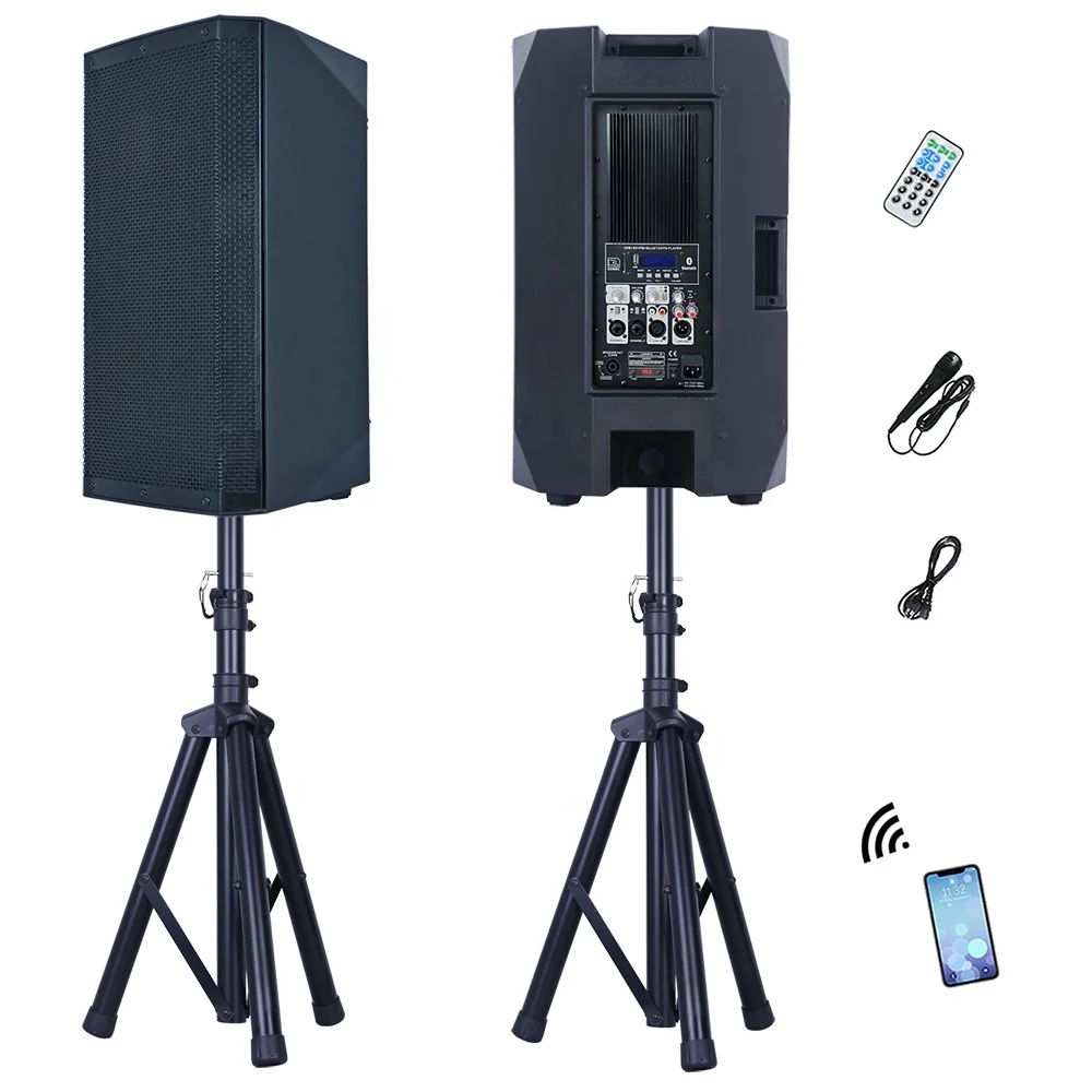 5000W 15" Subwoofer professional audio out/indoor PA speaker system ...