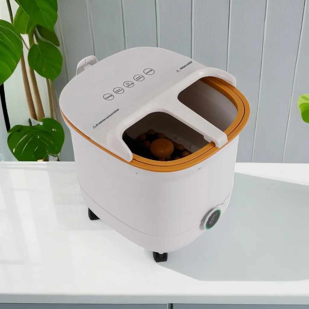 Portable Foldable Fold Foot Spa Bath Electric Heating Shiatsu Foot Spa ...