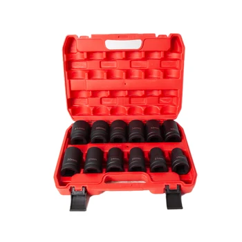 1 Inch Drive Heavy Duty Impact Socket Set Black Phosphate For Truck ...
