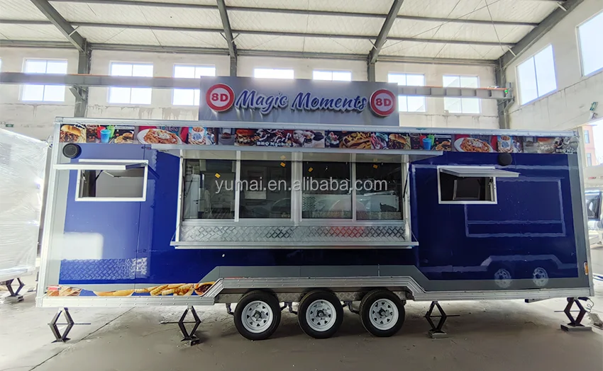 Towable Custom Kitchen Food Truck With Full Kitchen Equipment ...