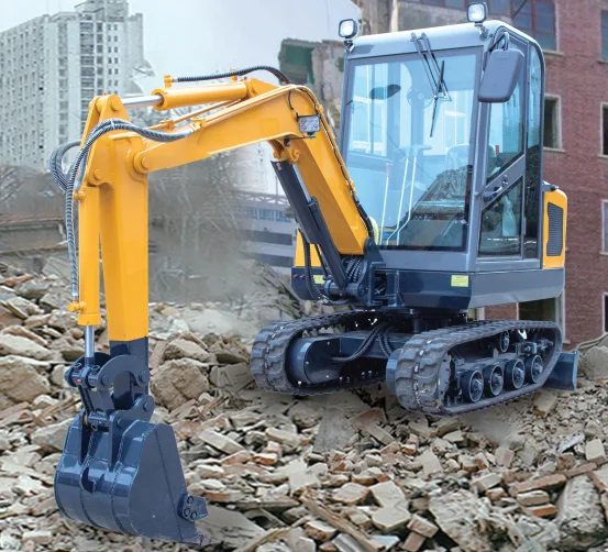 Mini Excavator Rotating Bucket Compactor Stake Mulcher - Buy Excavators ...