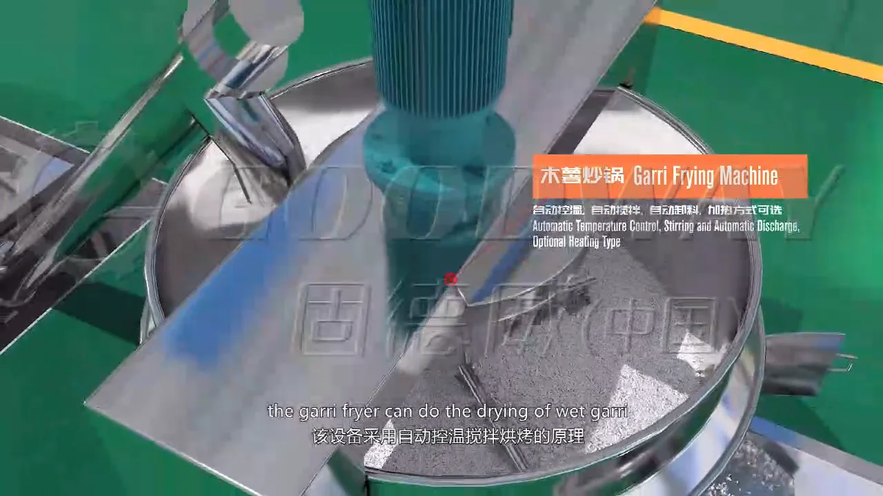 Gari Processing Machine In Ghana Garri Frying Roasting Machine Cassava ...