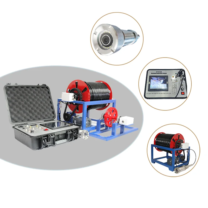 100m to 2000m 360 Degree Rotating Drilling Exploration Cable Borehole ...